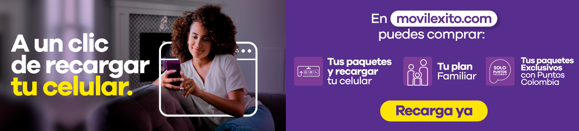 Página de Inicio | Móvil Éxito